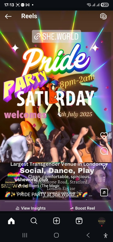 She World in LONDON., London, England | tvChix